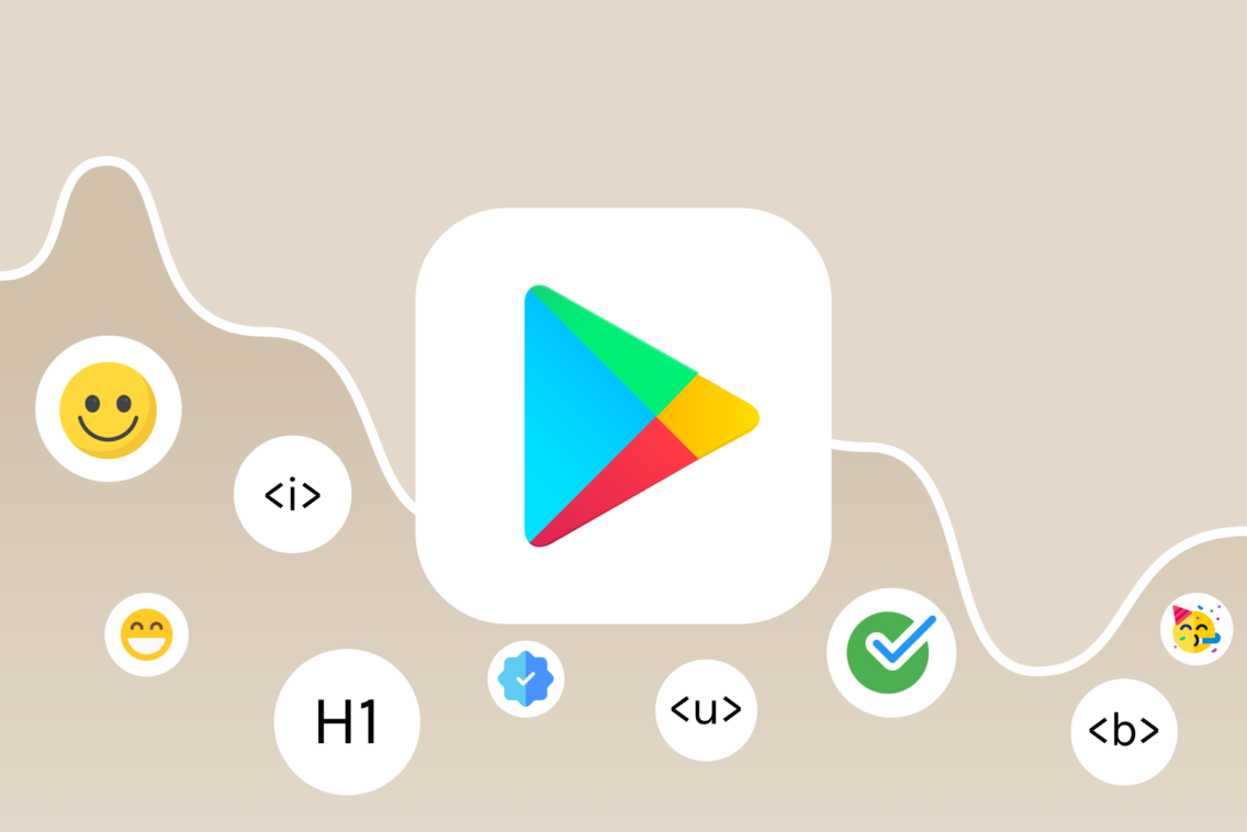 How to Use HTML & Emoji in Google Play Store App Listing